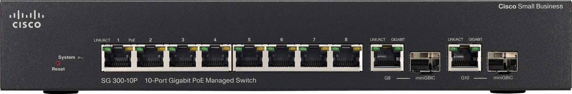 Magnum - Matériel Cisco Switch SG300-10MPP | Magnum